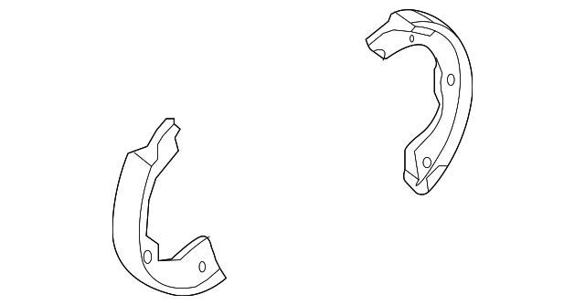 2013-2019 Hyundai Park Brake Shoes 58305-2WA00 | OEM Parts Online