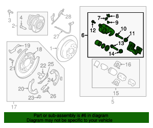 2017-2018 Hyundai Santa Fe Sport Caliper 58310-4ZA70 | Retail ...