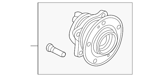 Genuine OEM Hub Assembly Part# 52750-2B100 Fits 2007-2019 Hyundai: Up ...