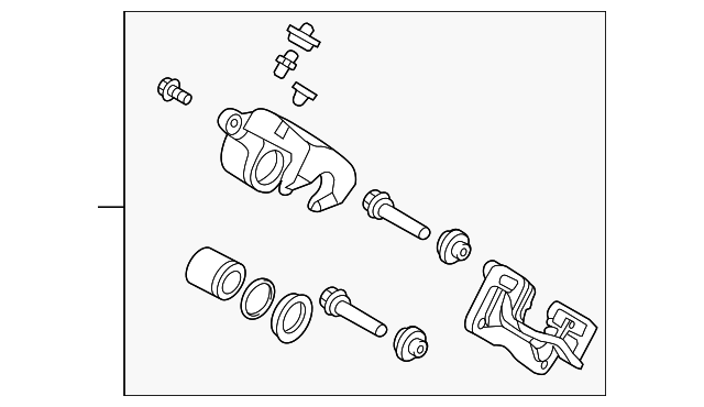 2017-2018 Hyundai Santa Fe Sport Caliper 58310-4ZA70 | Retail ...