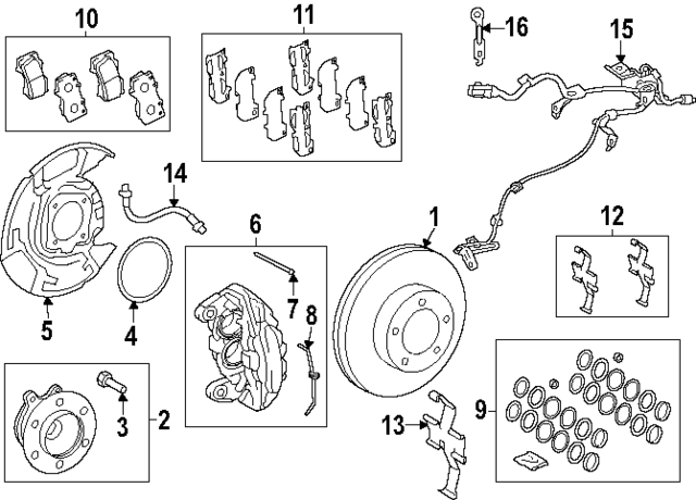2024 Toyota Tacoma Hub Assembly 43550-04010 | Toyota Parts Center