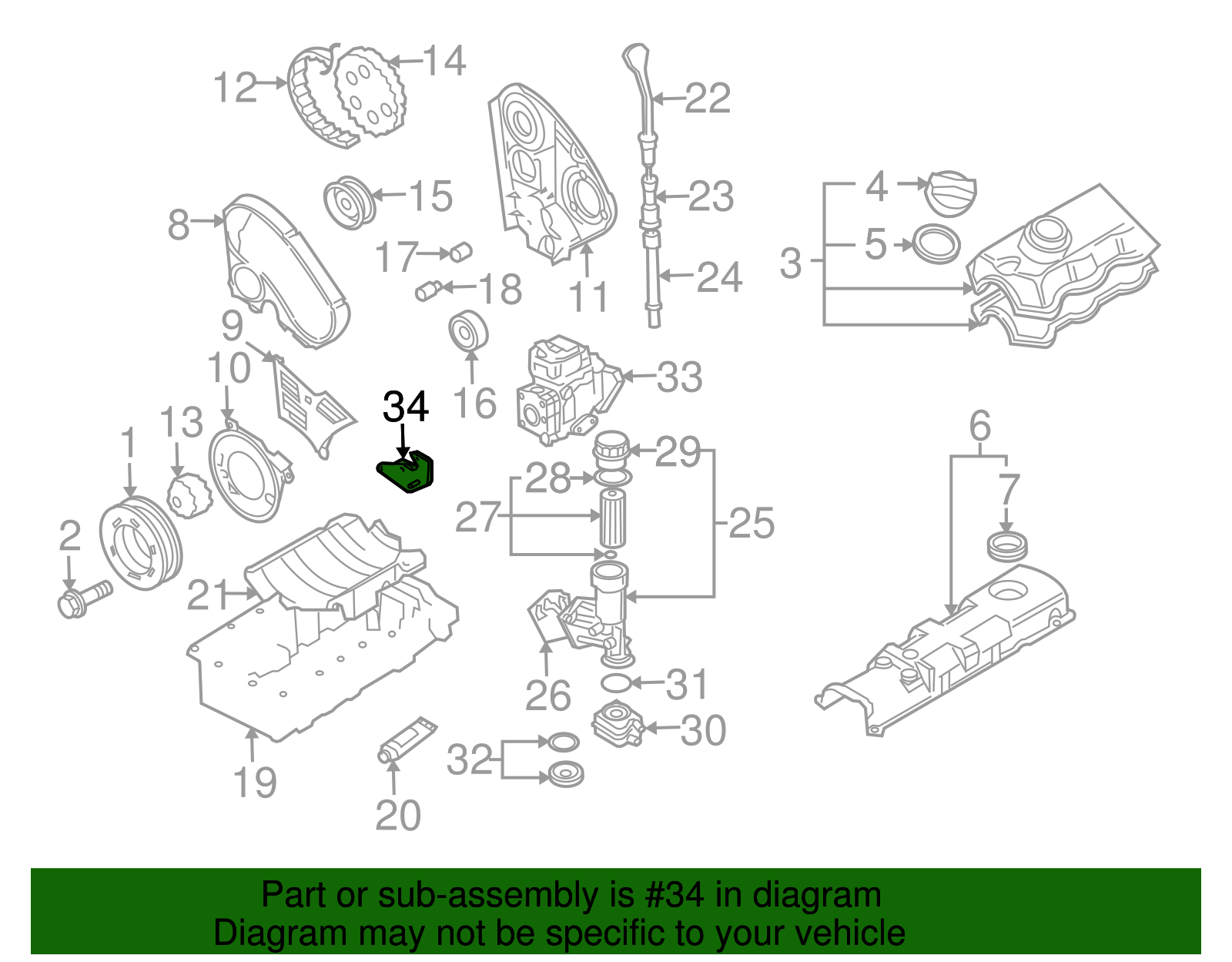 1999-2004 Volkswagen Jetta Injector Pump Support 028-130-149-B | OEM VW ...