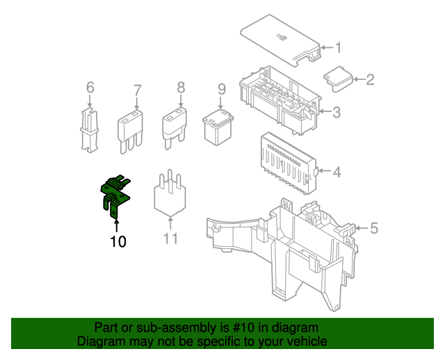 KU5Z-14526-A 2016-2019 Ford Maxi Fuse | Fairway Ford Parts
