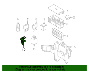 2016-2019 Ford Maxi Fuse FU5Z-14526-B | QuirkParts