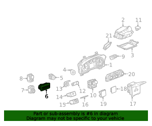 13552604 - Combination Switch 2023-2024 GM | Chevrolet Parts Direct