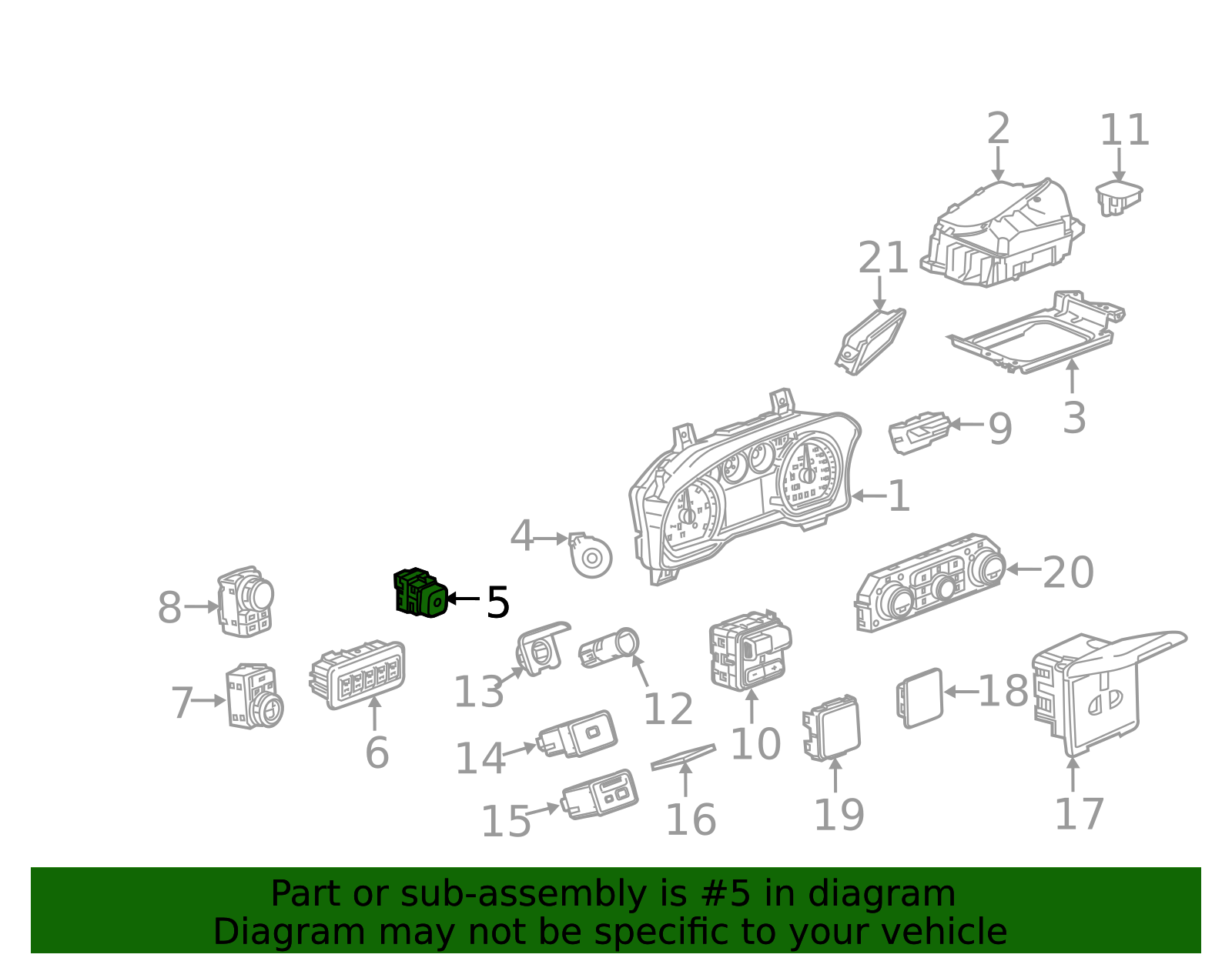 Switch 86558795 GM | GMPartsDirect.com