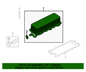 AJ811959 - Engine Oil Cooler 2010-2023 Jaguar | AutoNation Parts