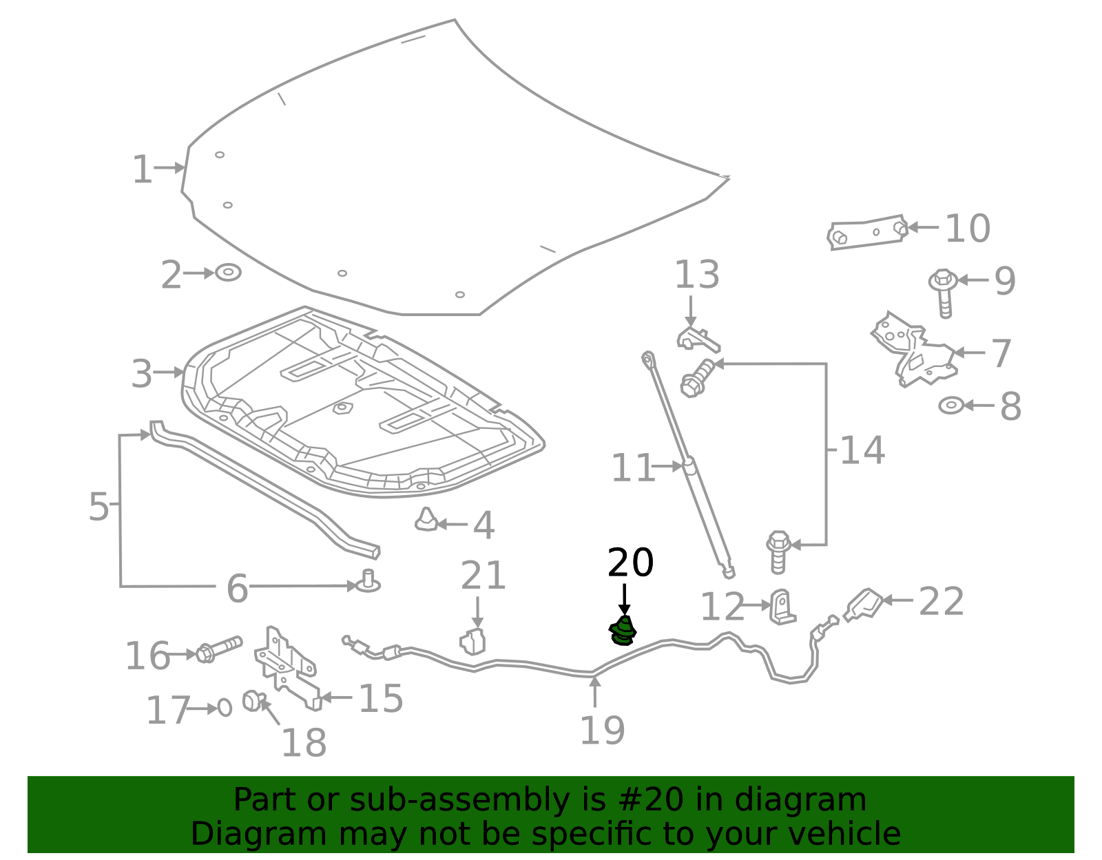 90469-06005 - 2008-2024 Lexus - Release Cable Clip | My L Parts
