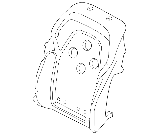 52107303537 - 2014-2019 BMW Seat Back Pad (52-10-7-303-537) | BMW of ...