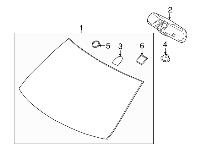 2009-2014 Ford Rain Sensor 8A5Z-19G382-A | Varsity Ford