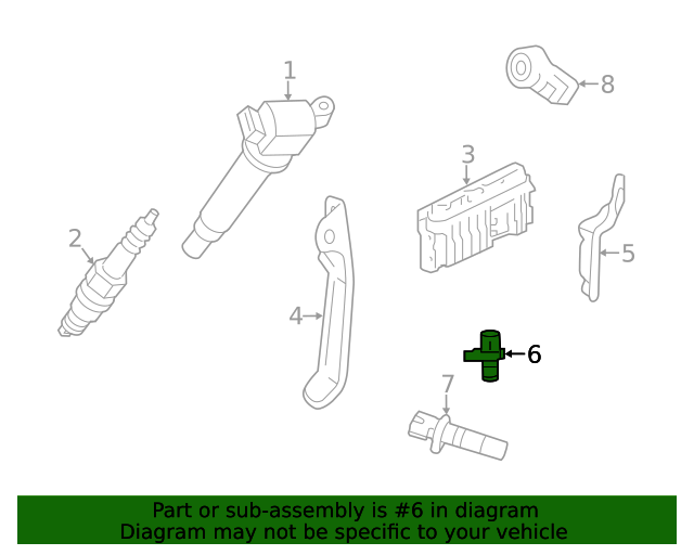 90919-05061 - Camshaft Position Sensor - 2011-2024 Toyota | OEM Genuine ...