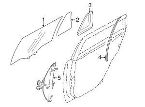 62240AL02A - Sash Channel - 2015-2019 Subaru Outback | Subaru OEM Parts ...