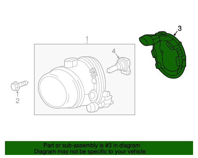 2015-2020 Mercedes-Benz Fog Lamp Assembly Bracket 156-885-04-14 | MB ...