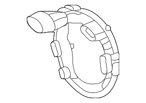 2015-2020 Mercedes-Benz Fog Lamp Assembly Bracket 156-885-04-14 | MB ...