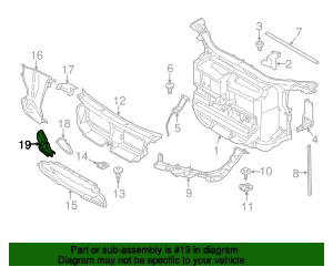 Genuine BMW 51-74-8-054-423 | Cooling Duct | FREE Shipping on Most ...