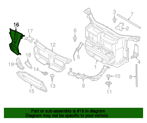 51-11-7-303-802 - Intake Duct - 2013-2015 BMW X1 | BMWPartsHub