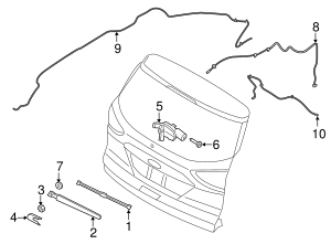 CJ5Z-17408-A - Washer Hose 2013-2019 Ford Escape | Ford Parts Direct