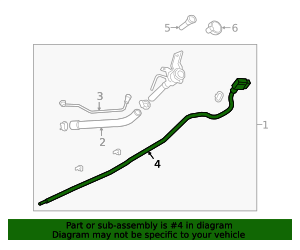 2019-2025 GM Vapor Canister Vent Hose 84626475 GM | GMPartsDirect.com