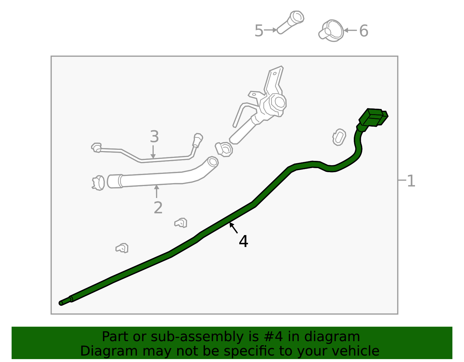 84628056 - Vapor Canister Vent Hose 2019-2024 GM | Big 3 Auto Parts