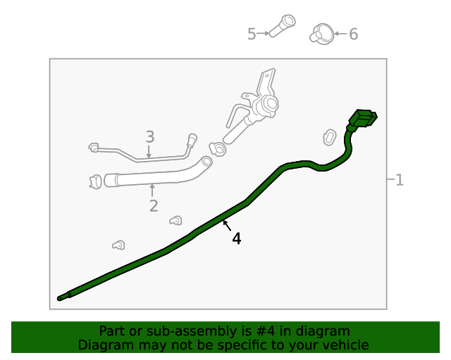 2019-2024 GM Vapor Canister Vent Hose 84628056 | GM Parts Center