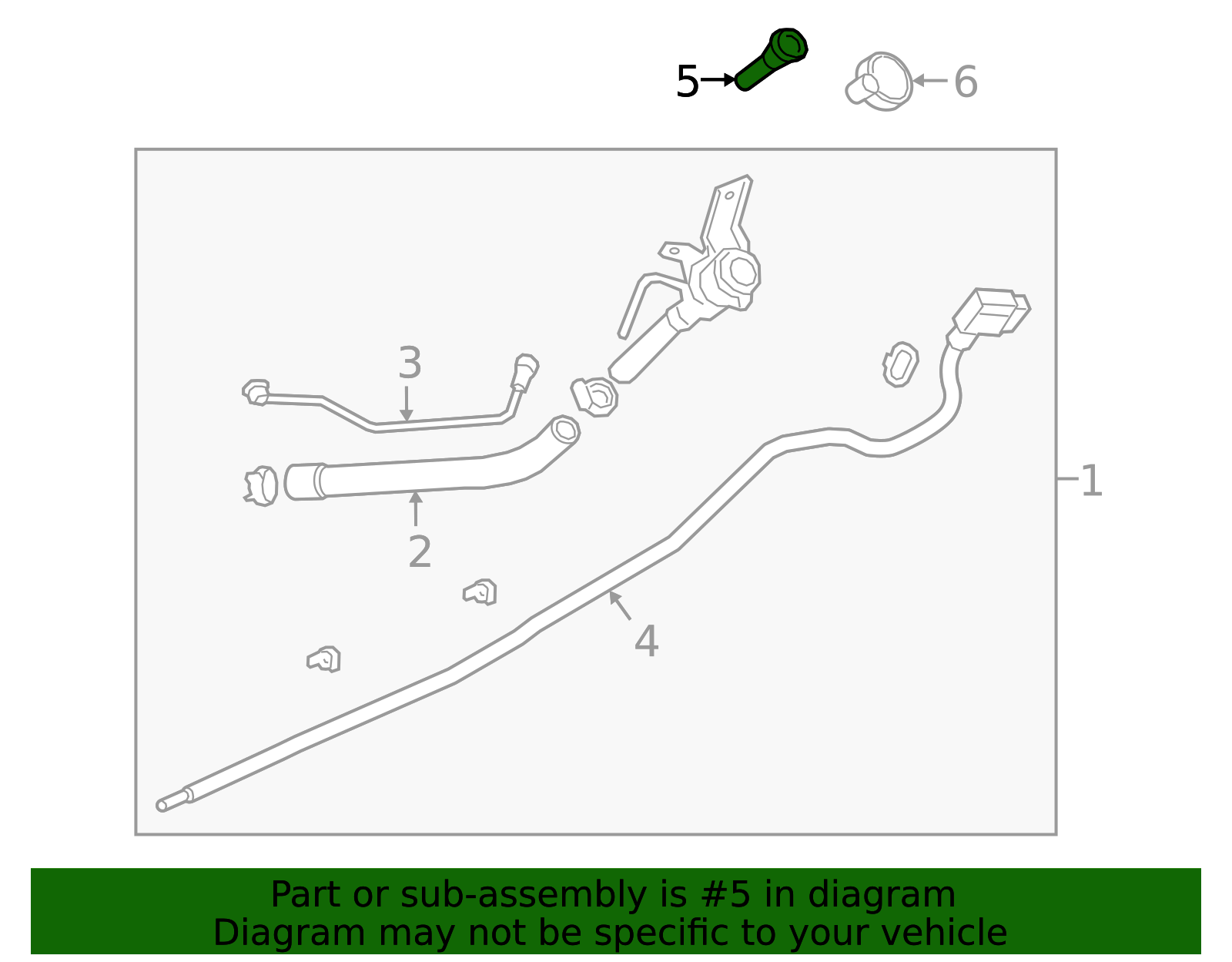 2014-2025 GM Capless Fuel Funnel 13580741 GM | GMPartsDirect.com