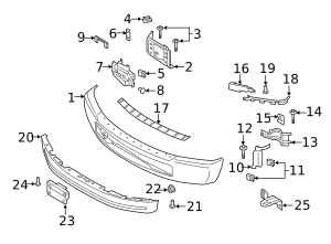 2017-2020 Ford Outer Molding - Driver's Side (LH) HC3Z-17K833-B ...