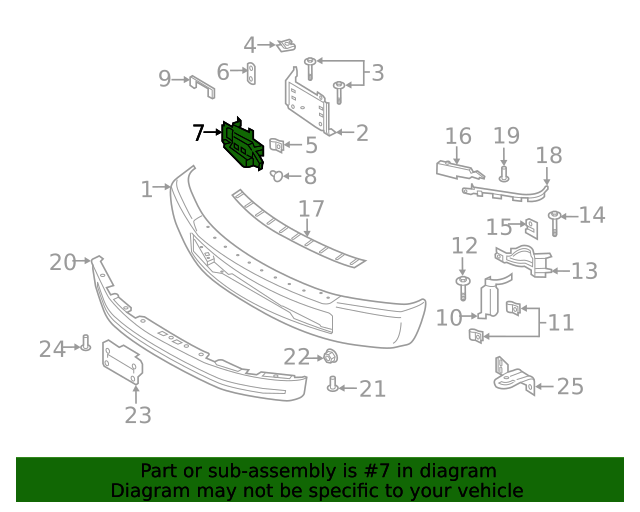2018-2020 Ford F-350 Super Duty Deflector HC3Z-8311-G | OEM Parts Online