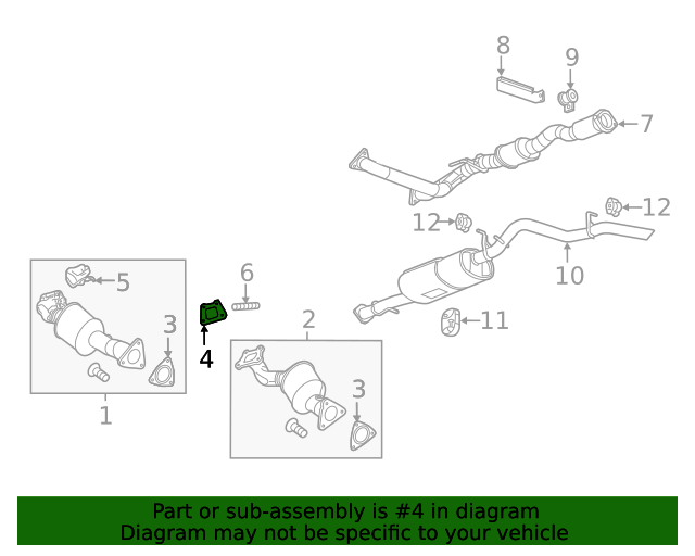 2014-2024 GM Exhaust Gasket 22997477 GM | GMPartsDirect.com