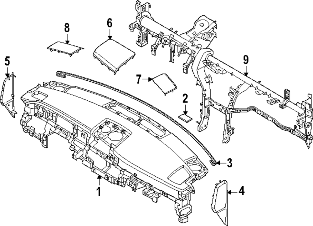 2024-2025 Hyundai Santa Fe Side Cover 84785-R6000-YTH | OEM Parts Online
