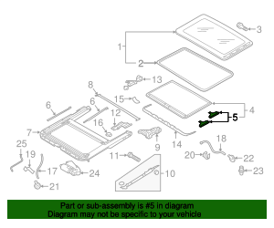 2009-2014 Volkswagen Roller Guide 1K9-898-912-A | OEM Parts Online