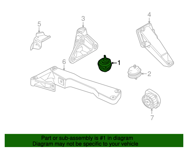 Genuine BMW 22-11-6-750-862 | Front Mount | FREE Shipping on Most ...