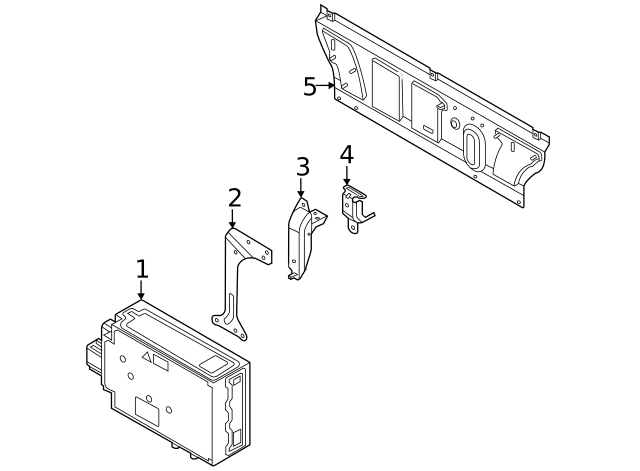 9J1-915-323-A - Drive Motor Battery Pack Charger Bracket 2022-2023 Audi ...