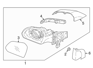 2016-2019 Hyundai Sonata Mirror Cover 87626-C1000 | OEM Parts Online