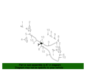 8D0-955-873 - Headlight Washer Hose Connector 2002-2017 Volkswagen ...
