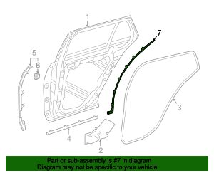 213-730-37-04 - Rear Seal 2017-2023 Mercedes-Benz | Mercedes-Benz USA Parts