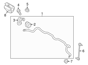 54813-2T000 - Stabilizer Assembly Bushing 2012-2021 Kia | Kia.Parts Store