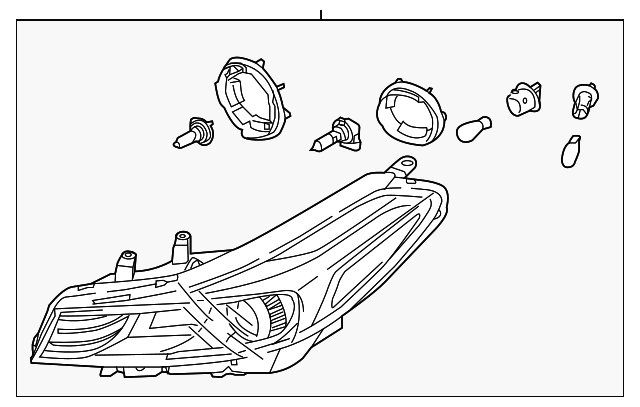 2018 Kia Headlamp Assembly - Driver's Side (LH) 92101-B0701 ...