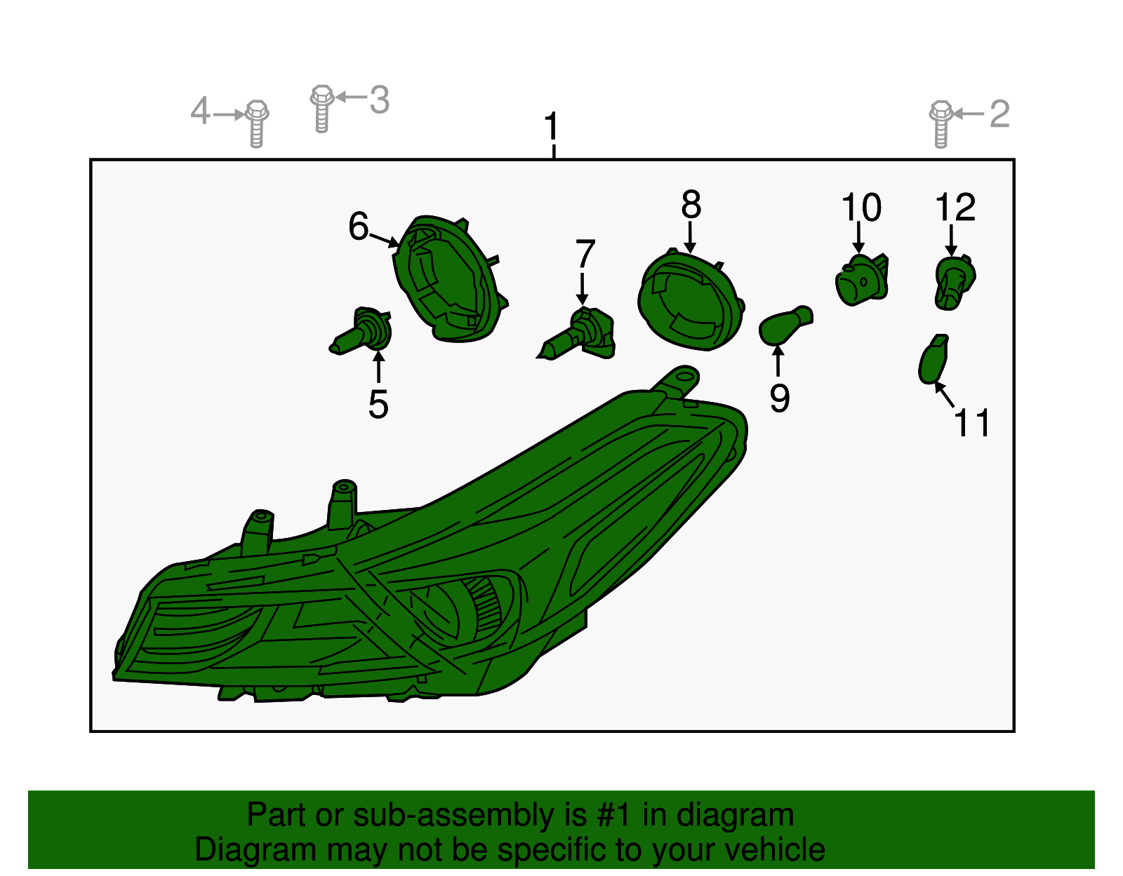 92102-B0701 - Headlamp Assembly 2018 Kia | Kia.Parts Store