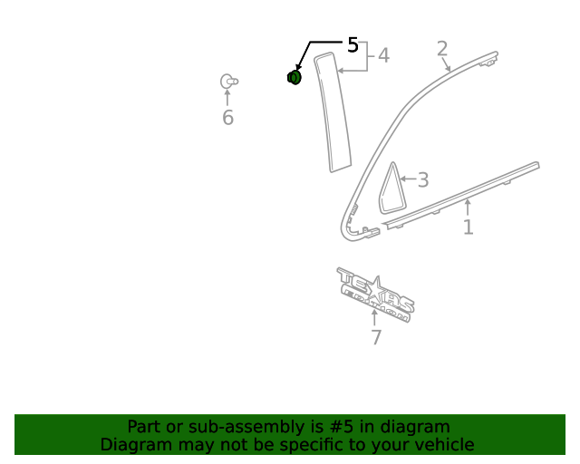 Applique Clip - GM (11602522) | GMPartsDirect.com