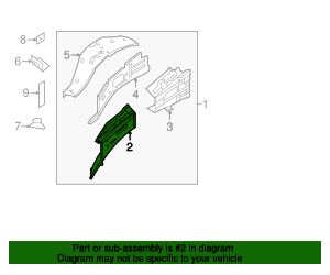 2012-2019 Nissan Front Reinforced F4181-1PAMA | Nissan Parts Store