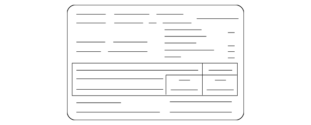 EH48-69-014B - Tire Press Label 2007-2012 Mazda CX-7 | Florida Mazda Parts
