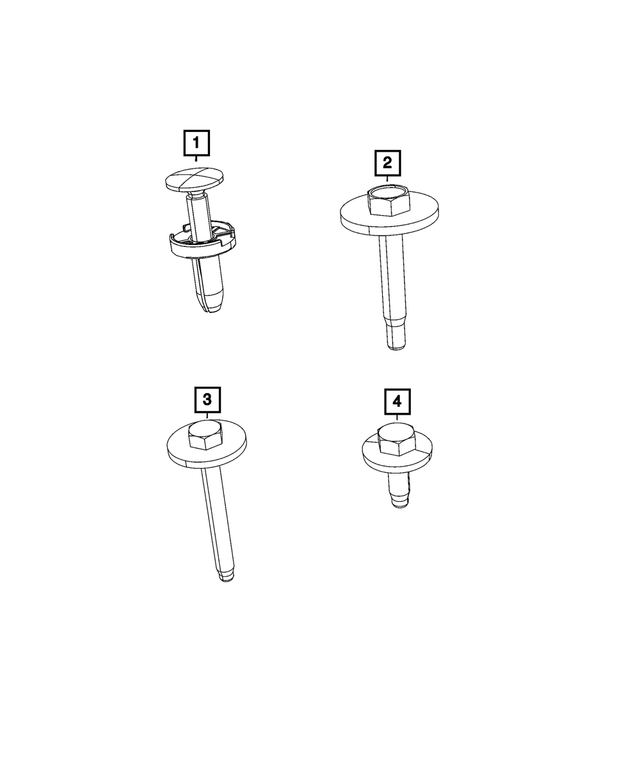 2022 Ram 1500 Hex Head Locking Screw 06513672AA | Mopar Estores