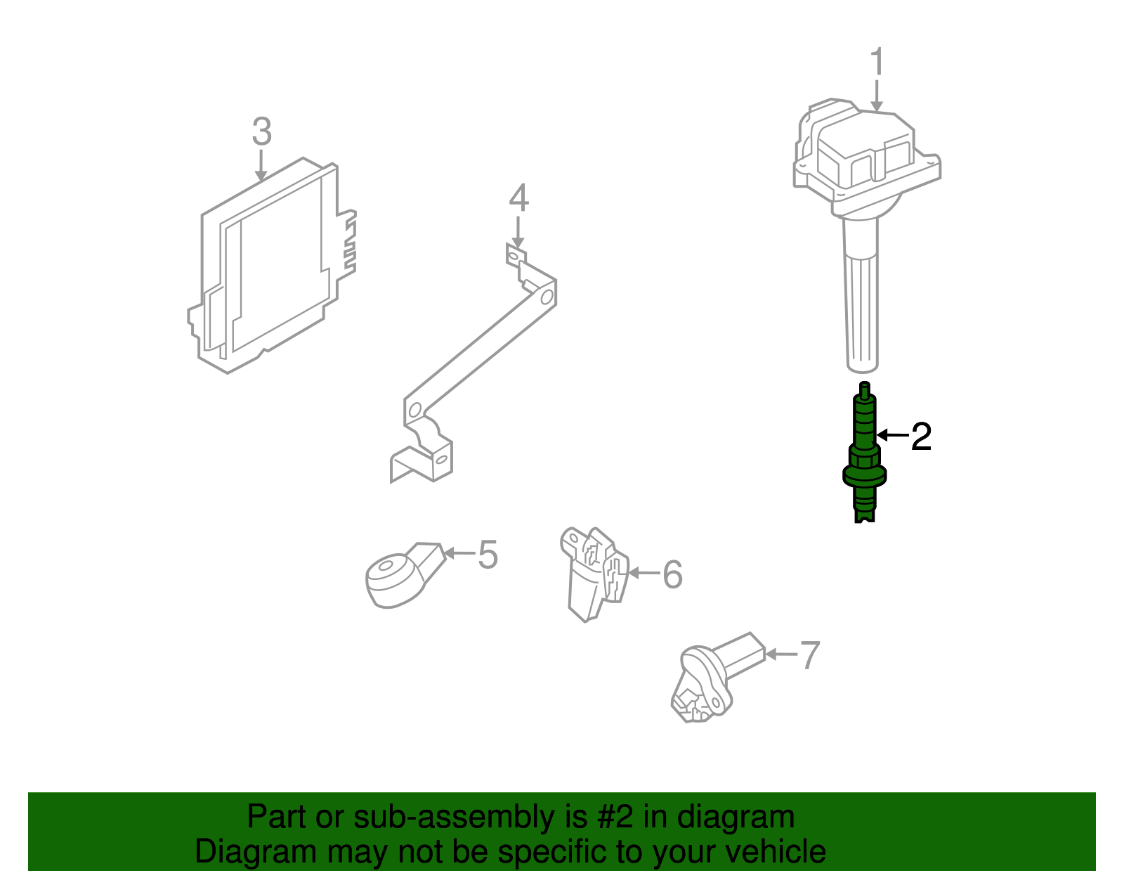 2002-2010 Infiniti Spark Plug 22401-5M016 | OEM Parts Online