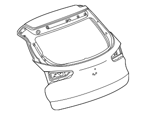 2022-2023 Chevrolet Trailblazer Lift Gate (Replaces 42740731) 42781364 ...