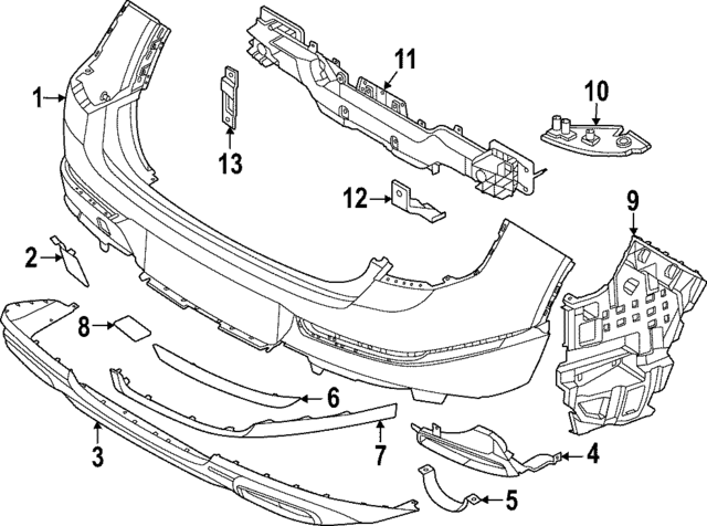 2021-2024 Genesis GV80 Diffuser Tips Strip 866C0-T6000 | QuirkParts