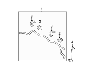 2006-2012 Hyundai Stabilizer Bar Bracket 54814-1G000 | OEM Parts Online