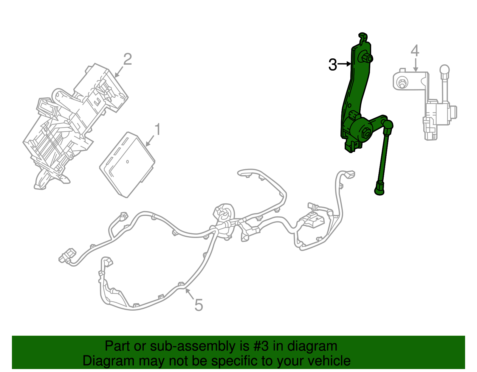 2017-2020 Buick Front Driver Side Suspension Automatic Forward Lighting ...