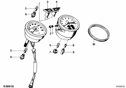 Instrument Cluster for 1984 BMW-Motorrad R65 | BMW Motorrad USA