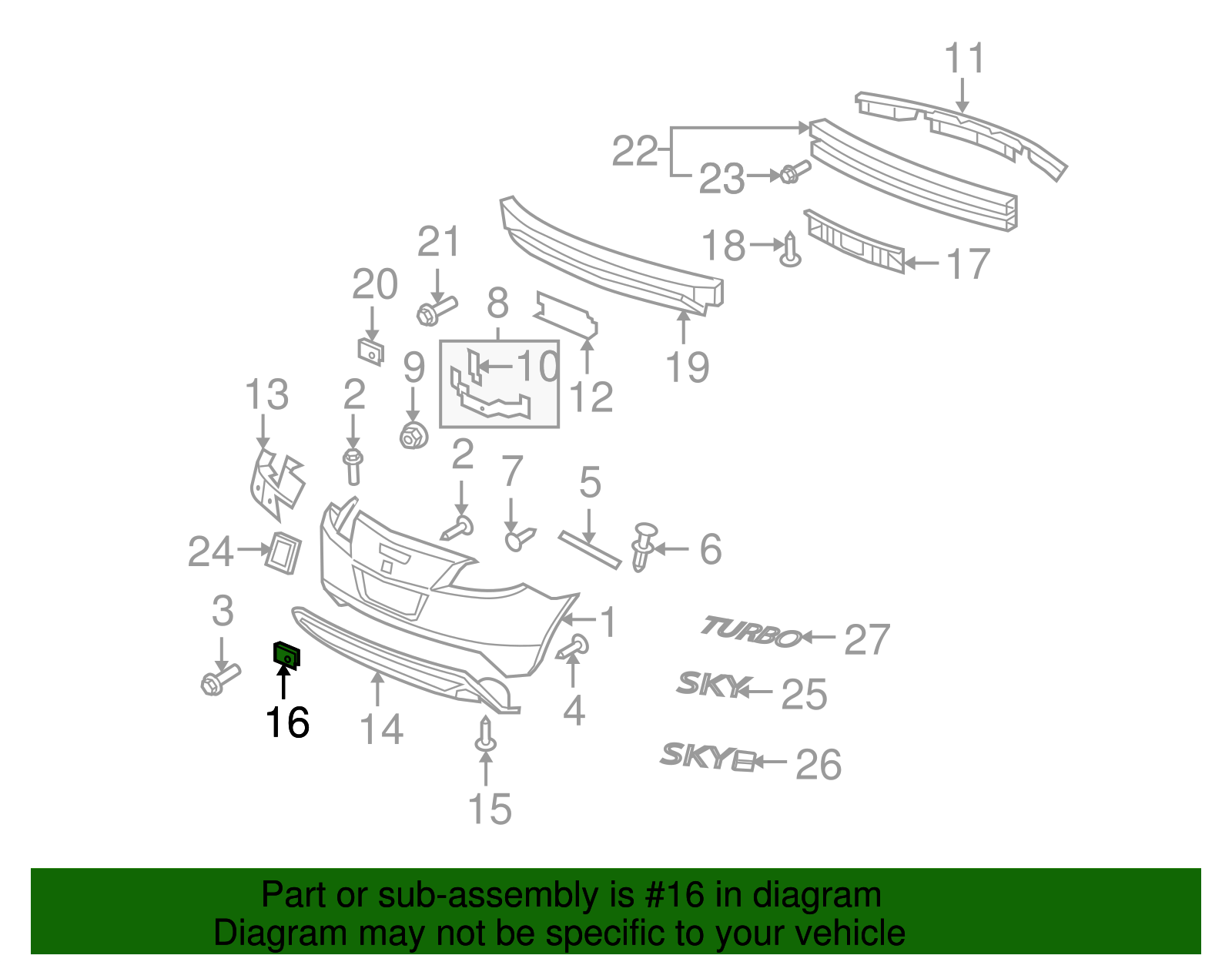 1995-2024 GM Multi-Purpose Clip 25606274 | NewGMParts.com