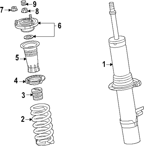 Struts & Components for 2024 Mazda CX-90 | RealMazdaParts.com